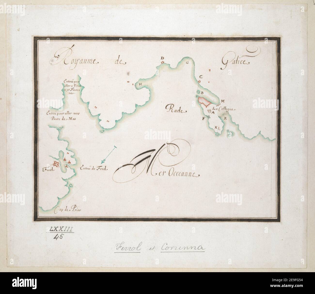 Map of ferrol hi-res stock photography and images - Alamy