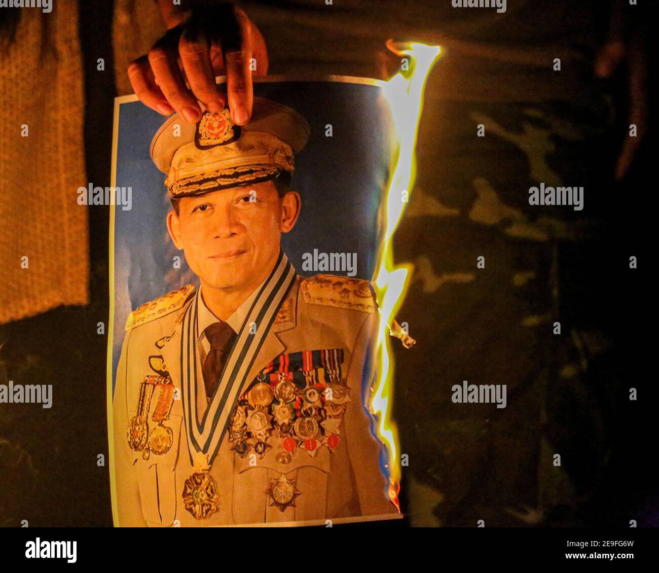 Min aung hlaing 2021 hi-res stock photography and images - Alamy