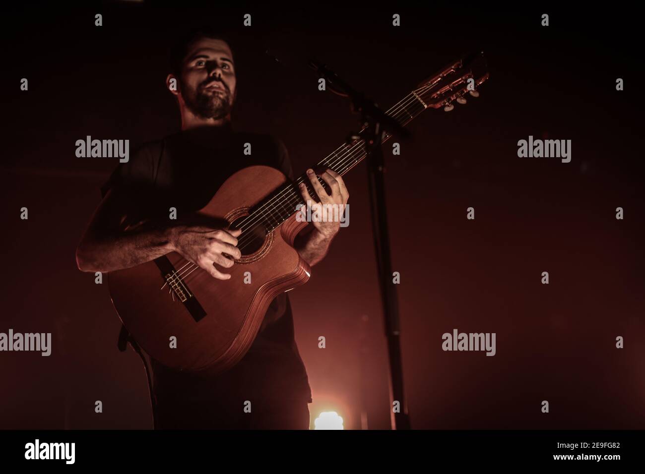 Singer songwriter Nick Mulvey performing live on stage at Scale in ...