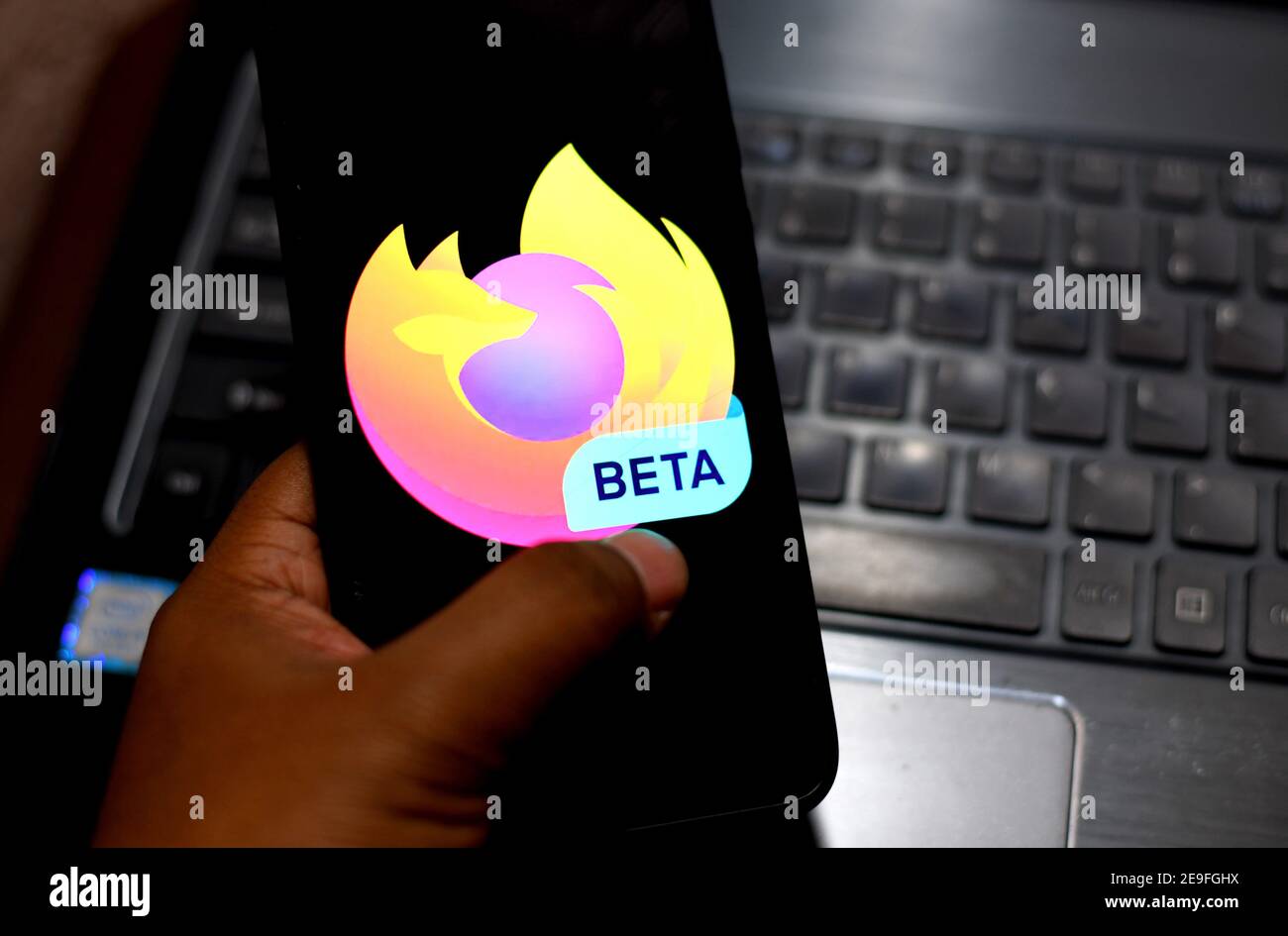 Firefox logo hi-res stock photography and images - Alamy