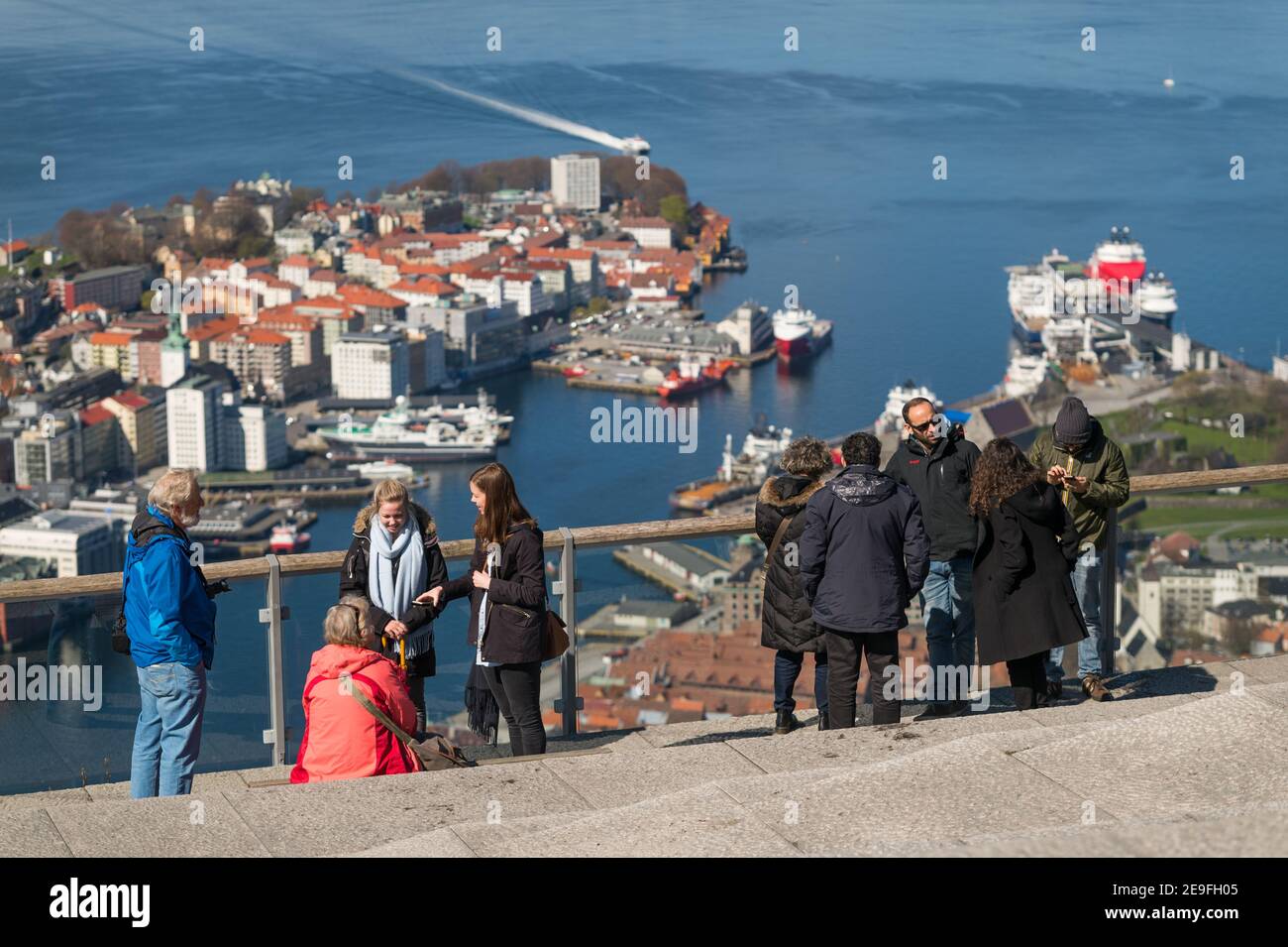 Mount floyen viewpoint bergen hi-res stock photography and images - Alamy