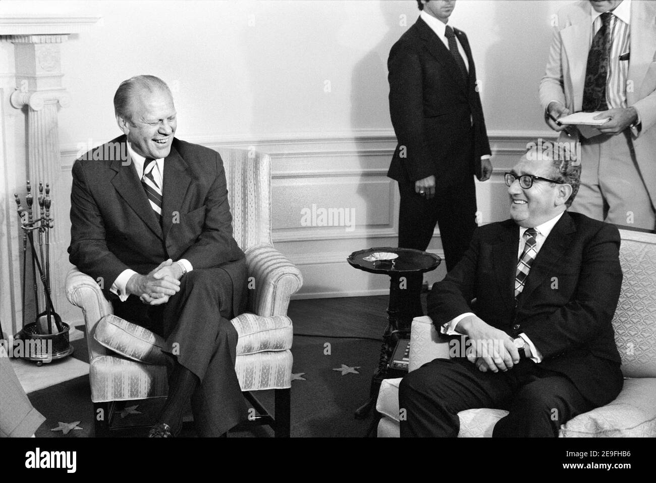 Roosevelt room president ford Black and White Stock Photos & Images - Alamy