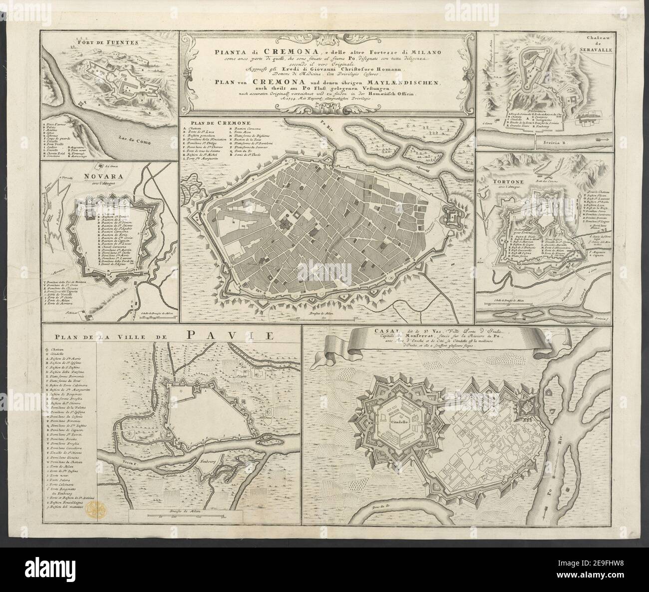Map of cremona hi-res stock photography and images - Alamy