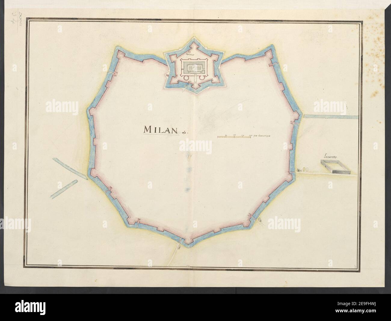 Milan map hi-res stock photography and images - Alamy