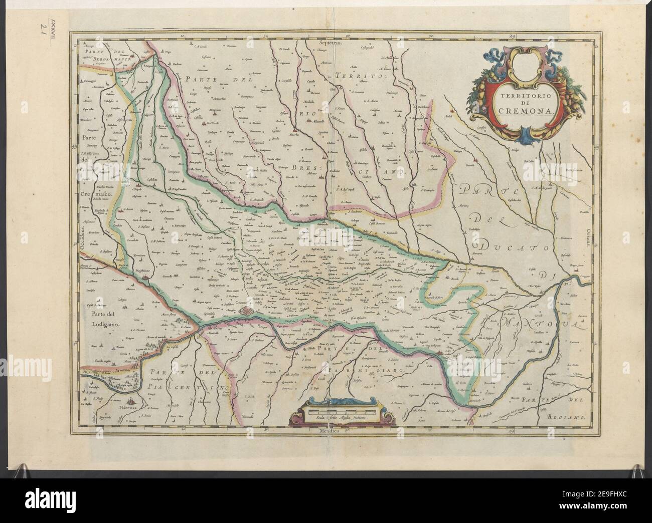 Map of cremona hi-res stock photography and images - Alamy