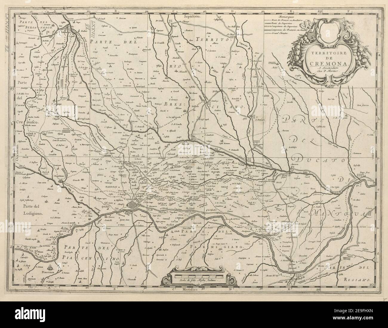 Cremona map hi-res stock photography and images - Alamy