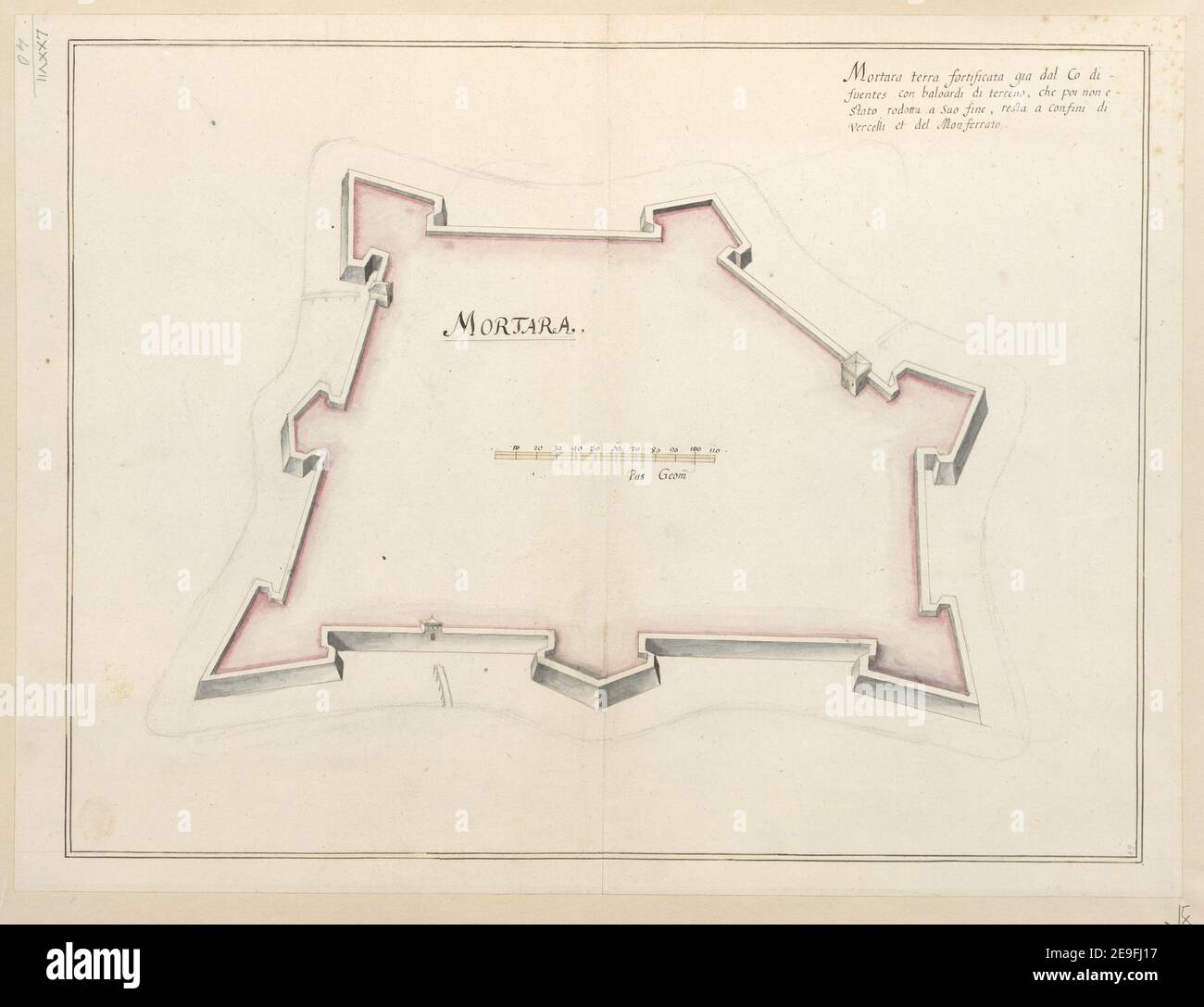 MORTARA. Map information: Title: MORTARA. 77.40. Place of publication ...
