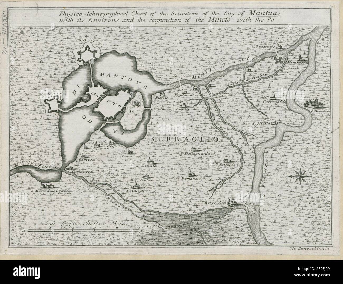 Map of mantua hi-res stock photography and images - Alamy