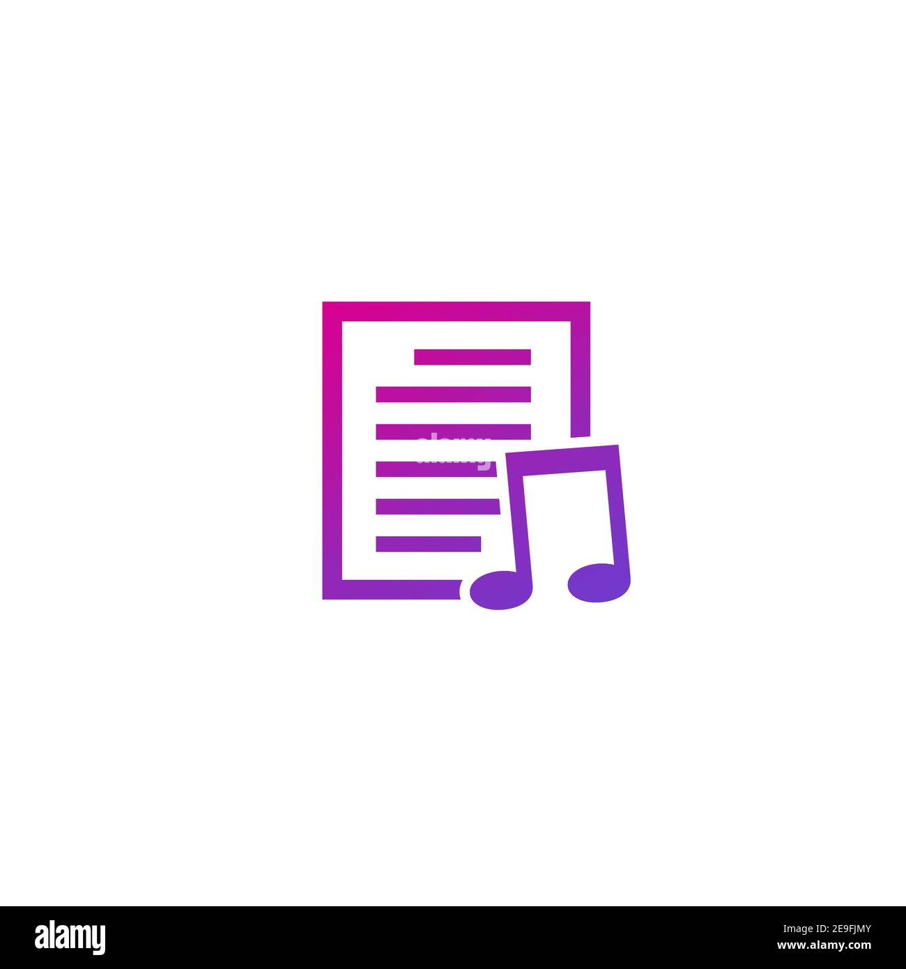 playlist icon on white, vector Stock Vector Image & Art - Alamy