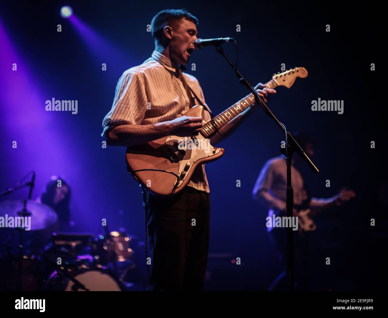 Teleman performing live on stage at The Forum in London Stock Photo - Alamy