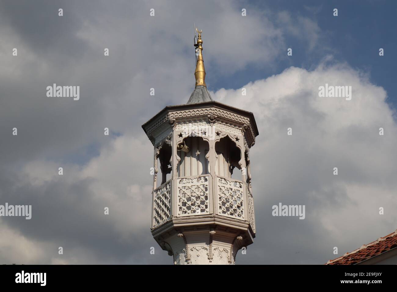 Low angle shot of a part of a mosque captured during the daytime Stock ...