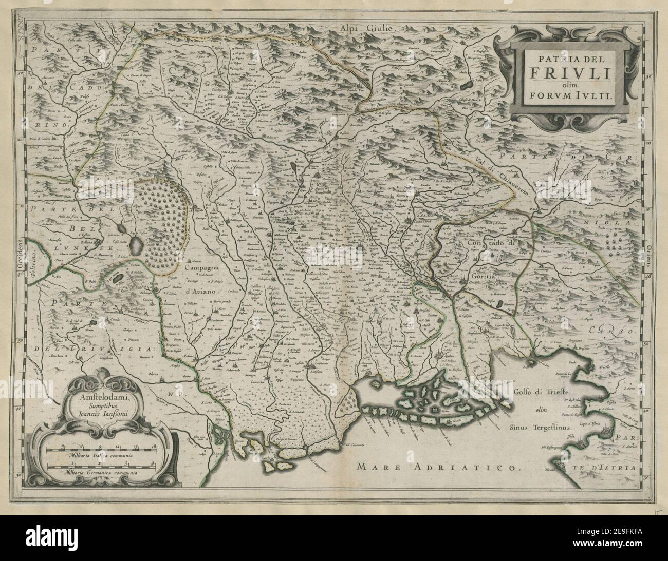 Friuli map hi-res stock photography and images - Alamy