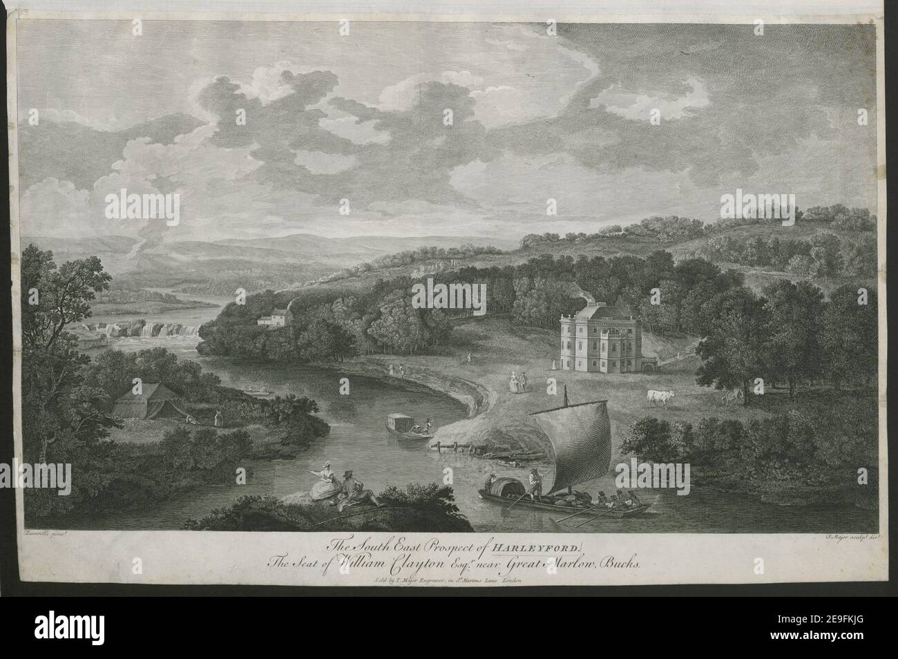 1760 london map hi-res stock photography and images - Alamy