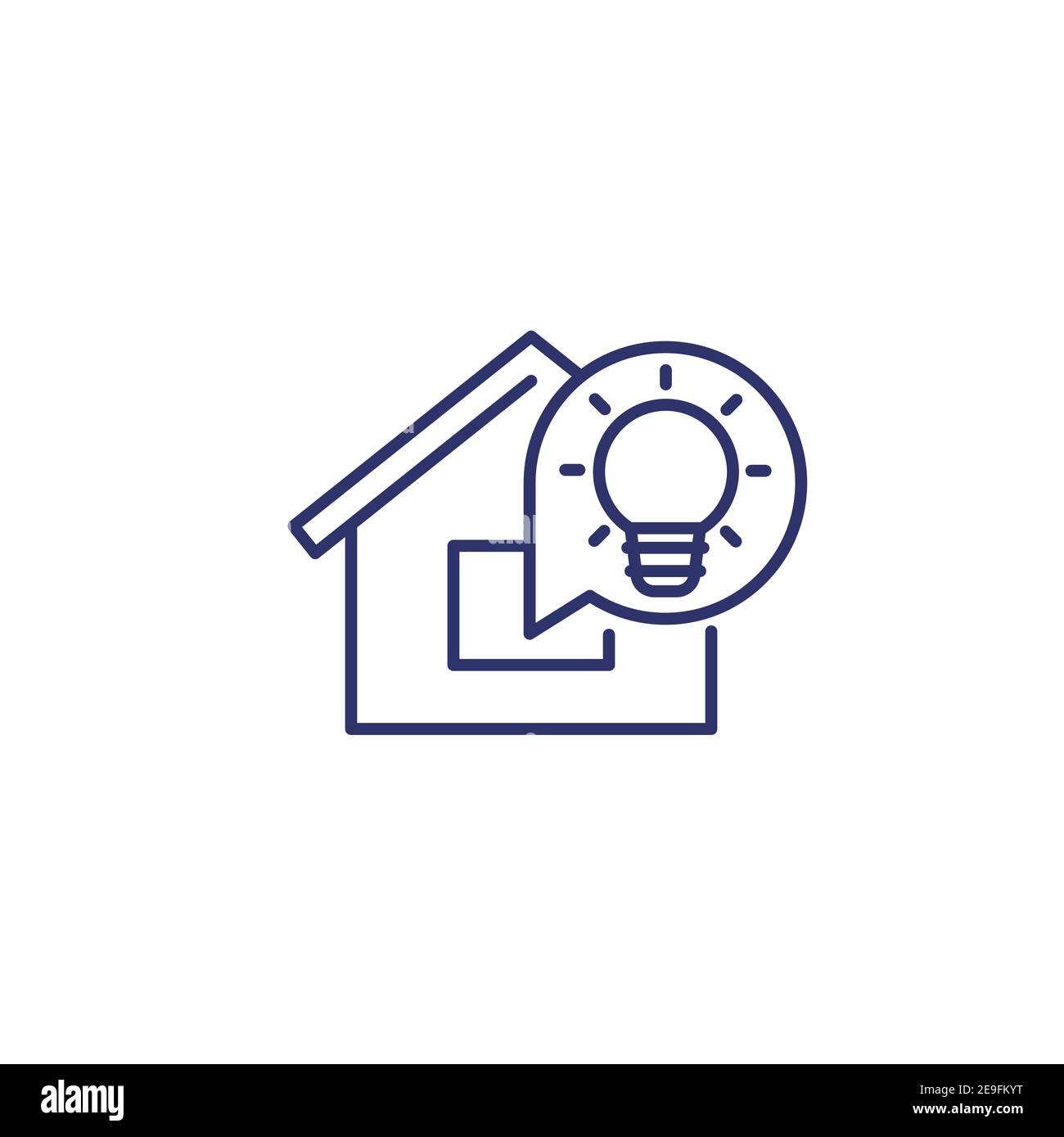 Lighting white house Stock Vector Images - Alamy