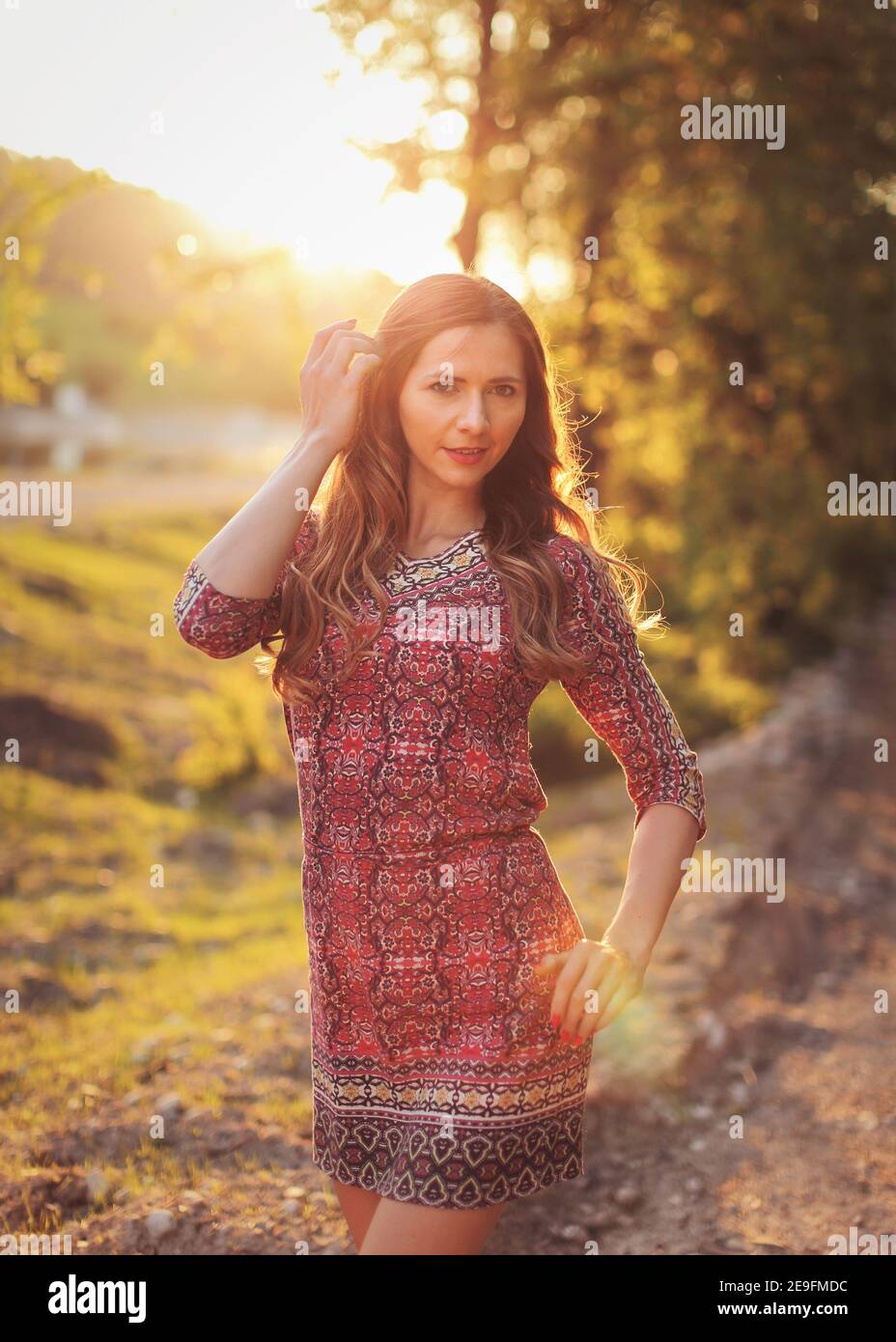 Model in backlight hi-res stock photography and images - Alamy