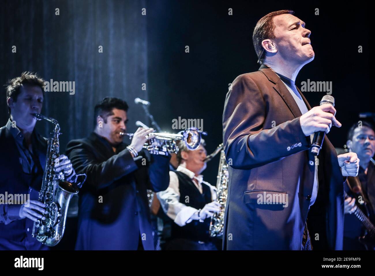 Duncan Campbell of UB40 performing live on stage at the O2 Shepherds ...