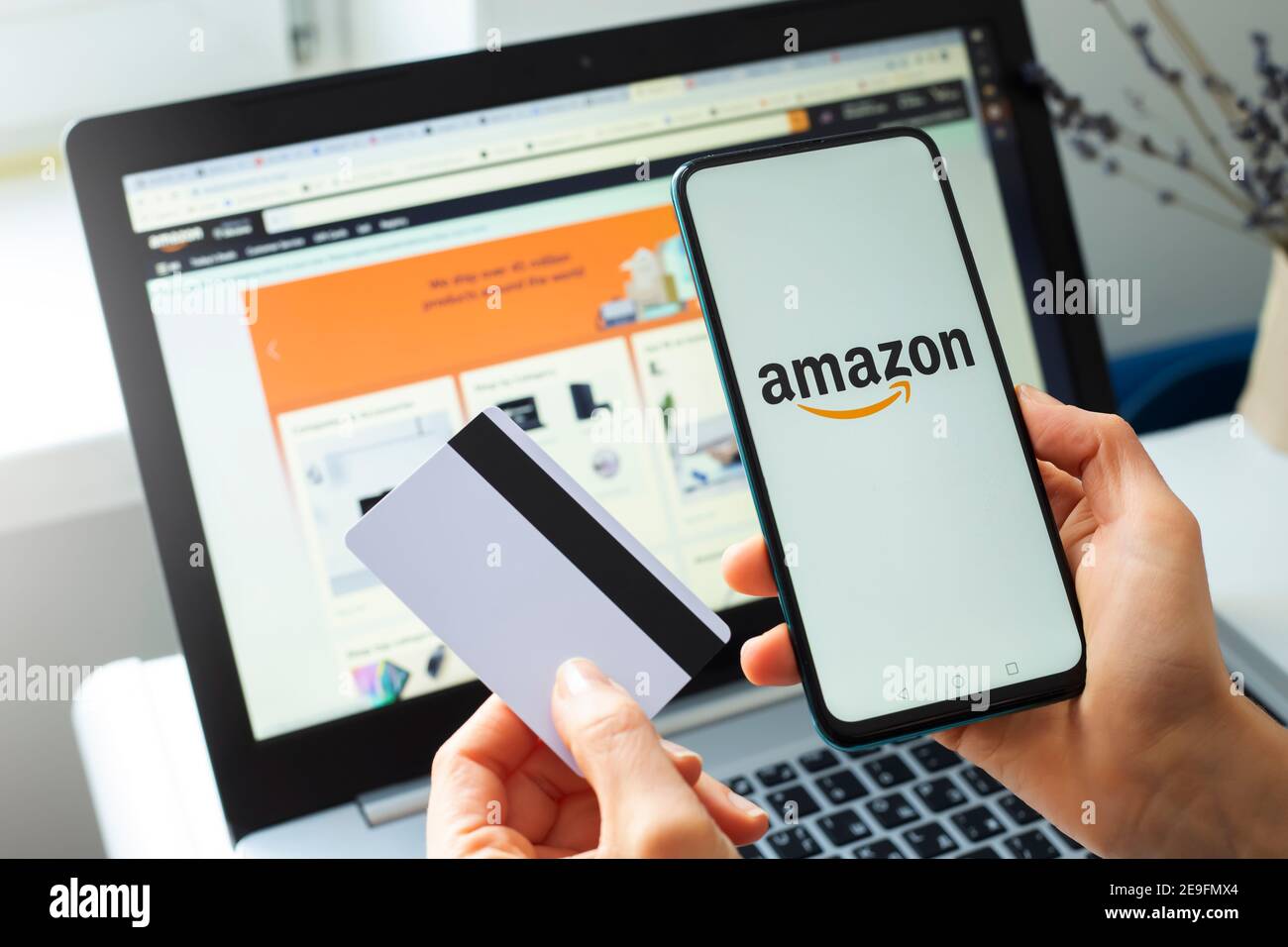 Amazon card hi-res stock photography and images - Alamy