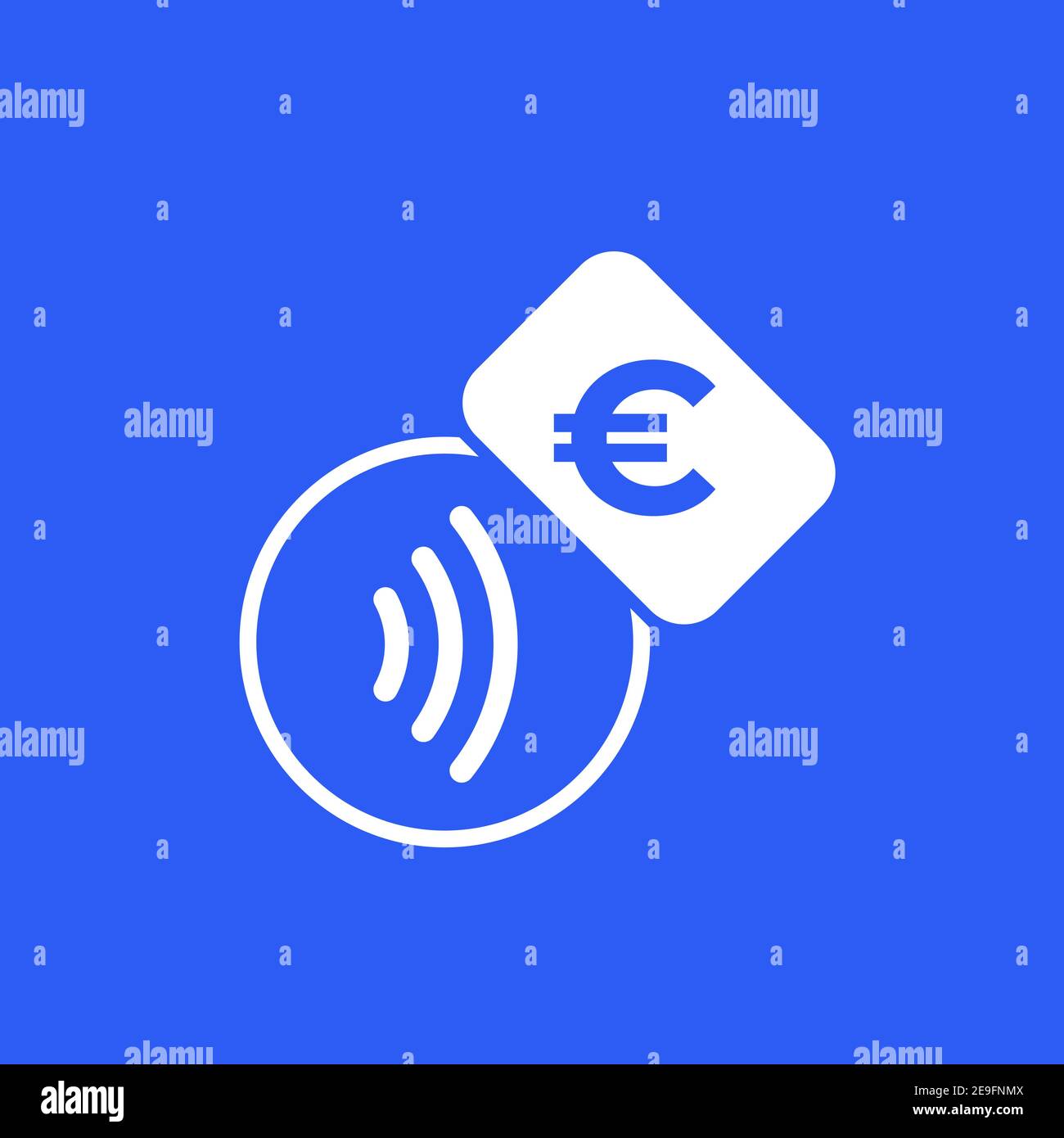 Contactless payment icon with euro symbol Stock Vector Image & Art - Alamy