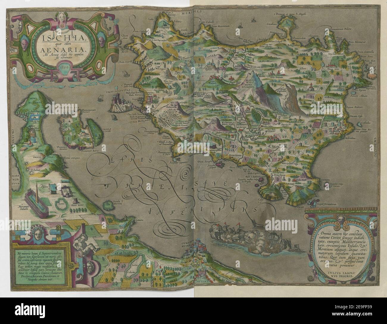 Ischia map hi-res stock photography and images - Alamy