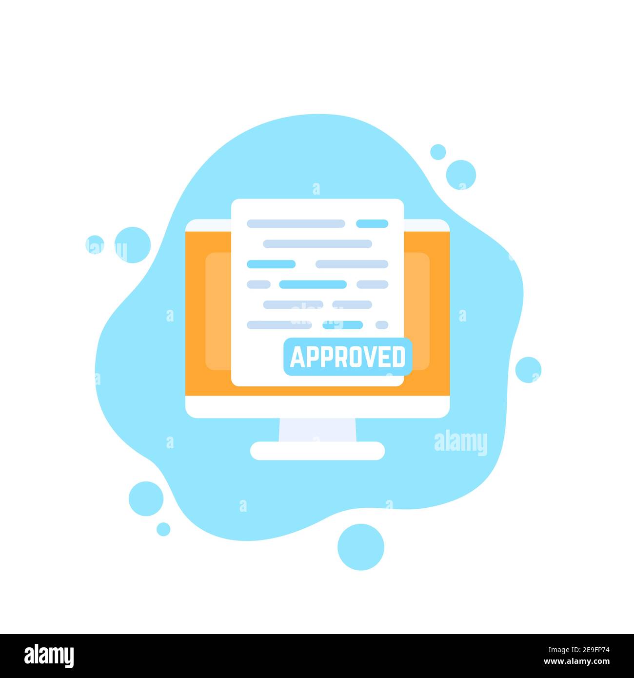 Work document electronic contract Cut Out Stock Images & Pictures - Alamy