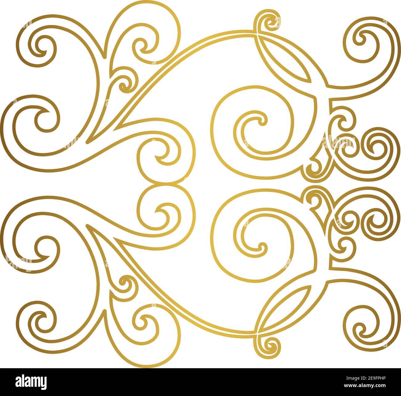 Vector damask vintage baroque ornament. Vector vintage baroque ornament ...