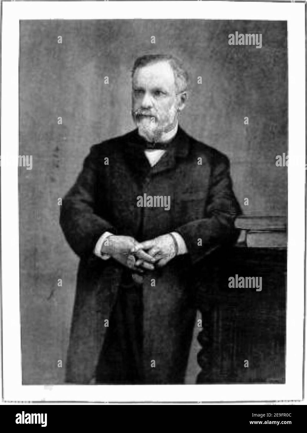 Louis Pasteur - 1895 photo-portrait from London Illustrated News Stock ...