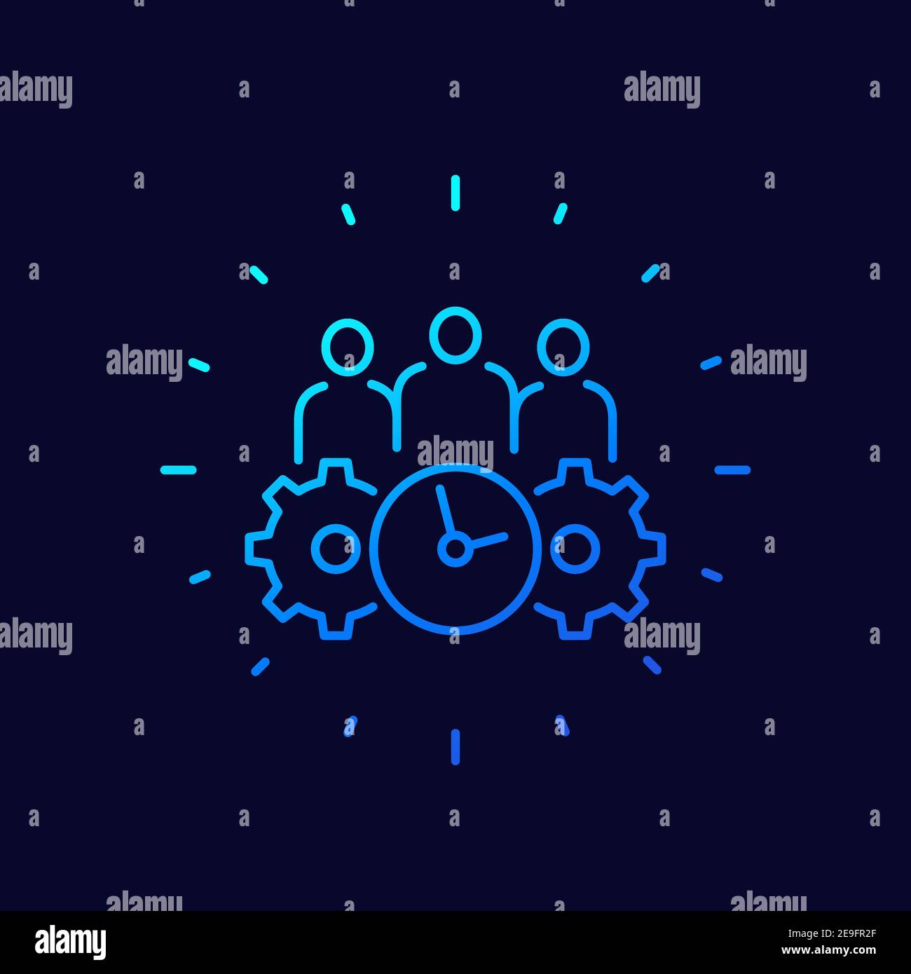 management, team effectiveness line icon Stock Vector Image & Art - Alamy
