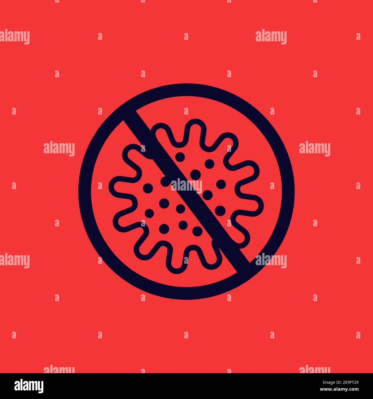 no virus icon, vector sign Stock Vector Image & Art - Alamy
