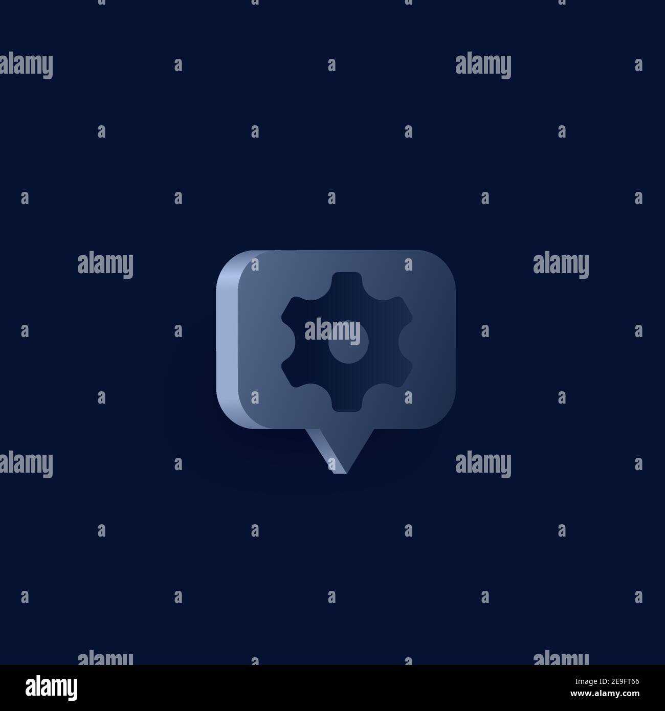 Live chat logo design Stock Vector Images - Alamy