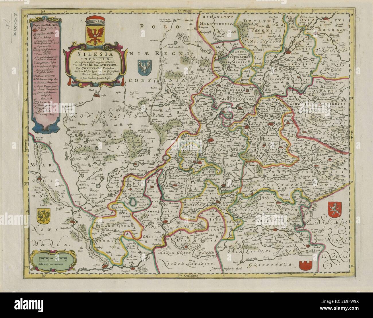 Silesia map hi-res stock photography and images - Alamy