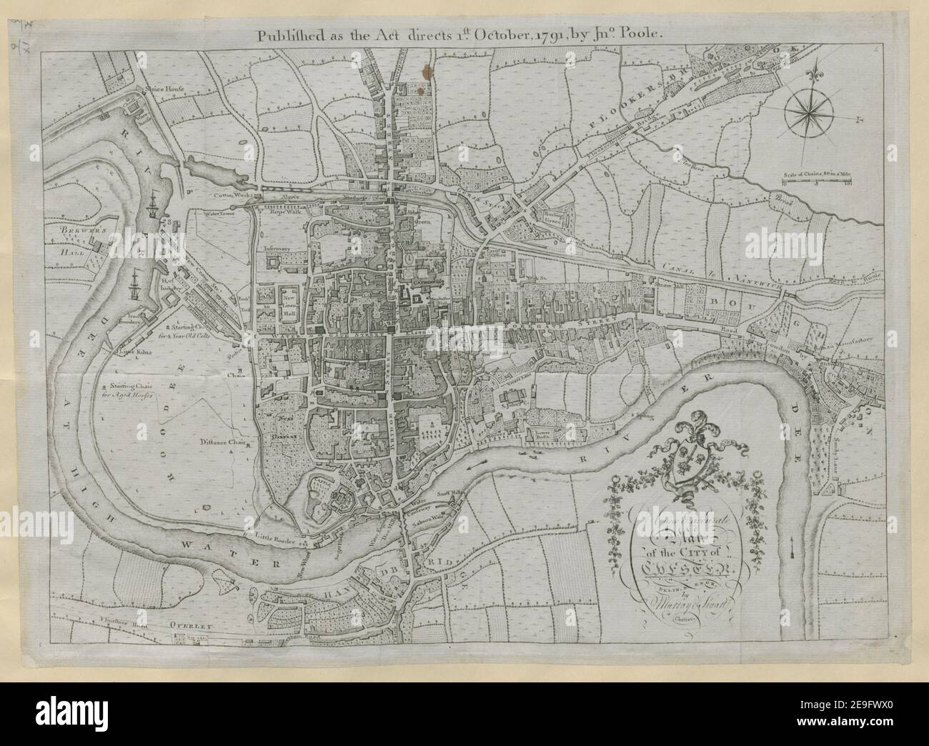 Chester map hi-res stock photography and images - Alamy