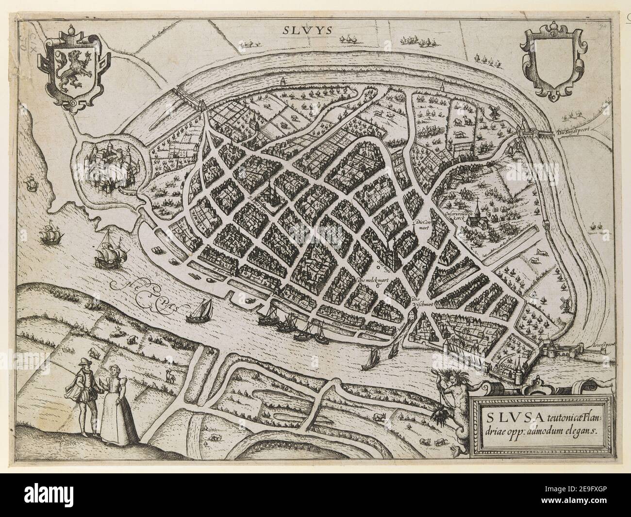 SLUSA teutonic√¶ Flan:dri√¶ opp. admodum elegans. Map information ...