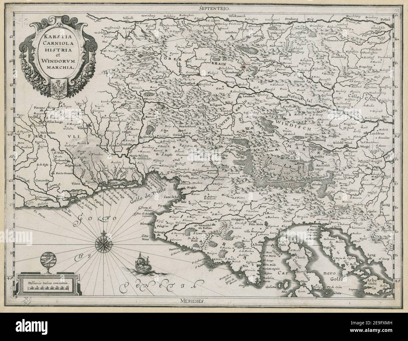 Carniola map hi-res stock photography and images - Alamy