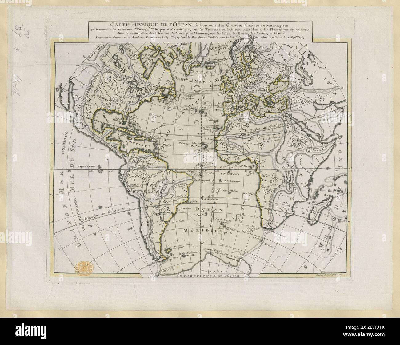 Buache map hi-res stock photography and images - Alamy