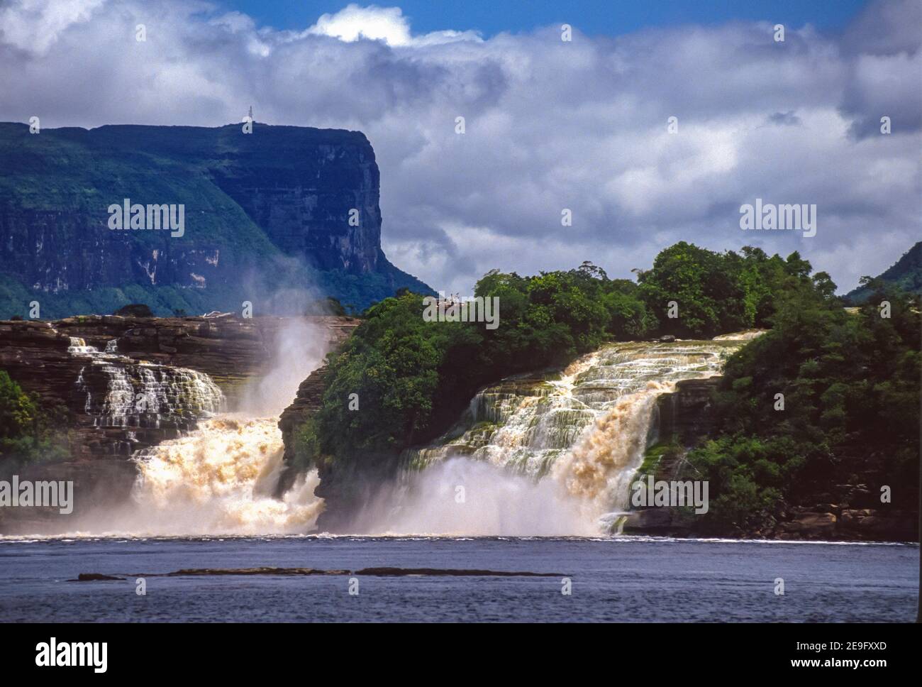 CANAIMA NATIONAL PARK, VENEZUELA - Waterfalls of Canaima, from Carrao ...