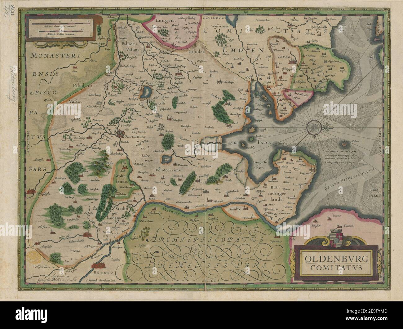 Map of oldenburg hi-res stock photography and images - Alamy