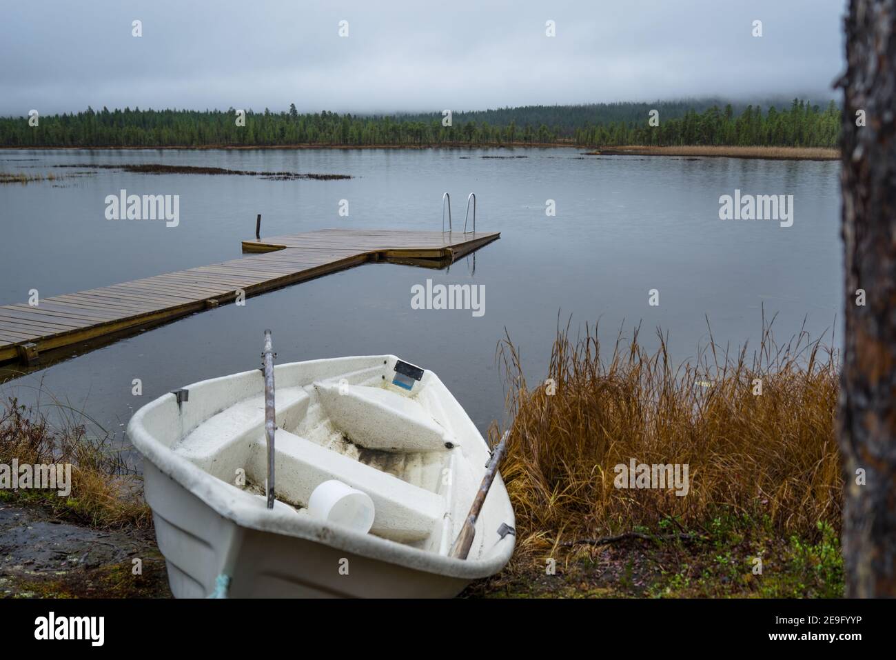 Rowing boat in dusk hi-res stock photography and images - Alamy