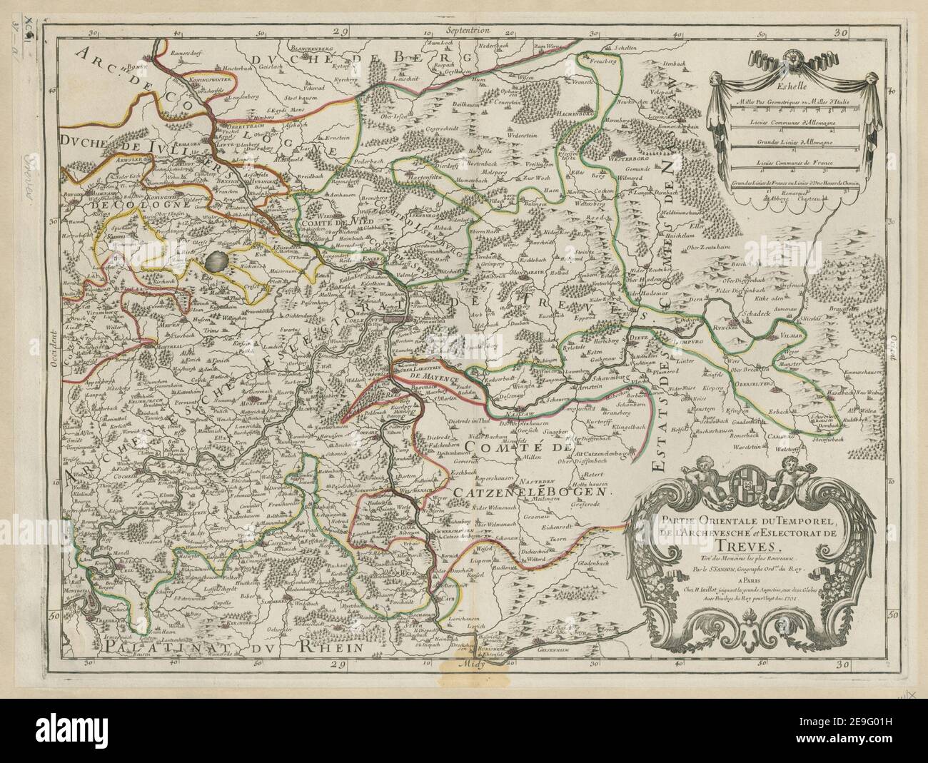 Sanson map hi-res stock photography and images - Alamy