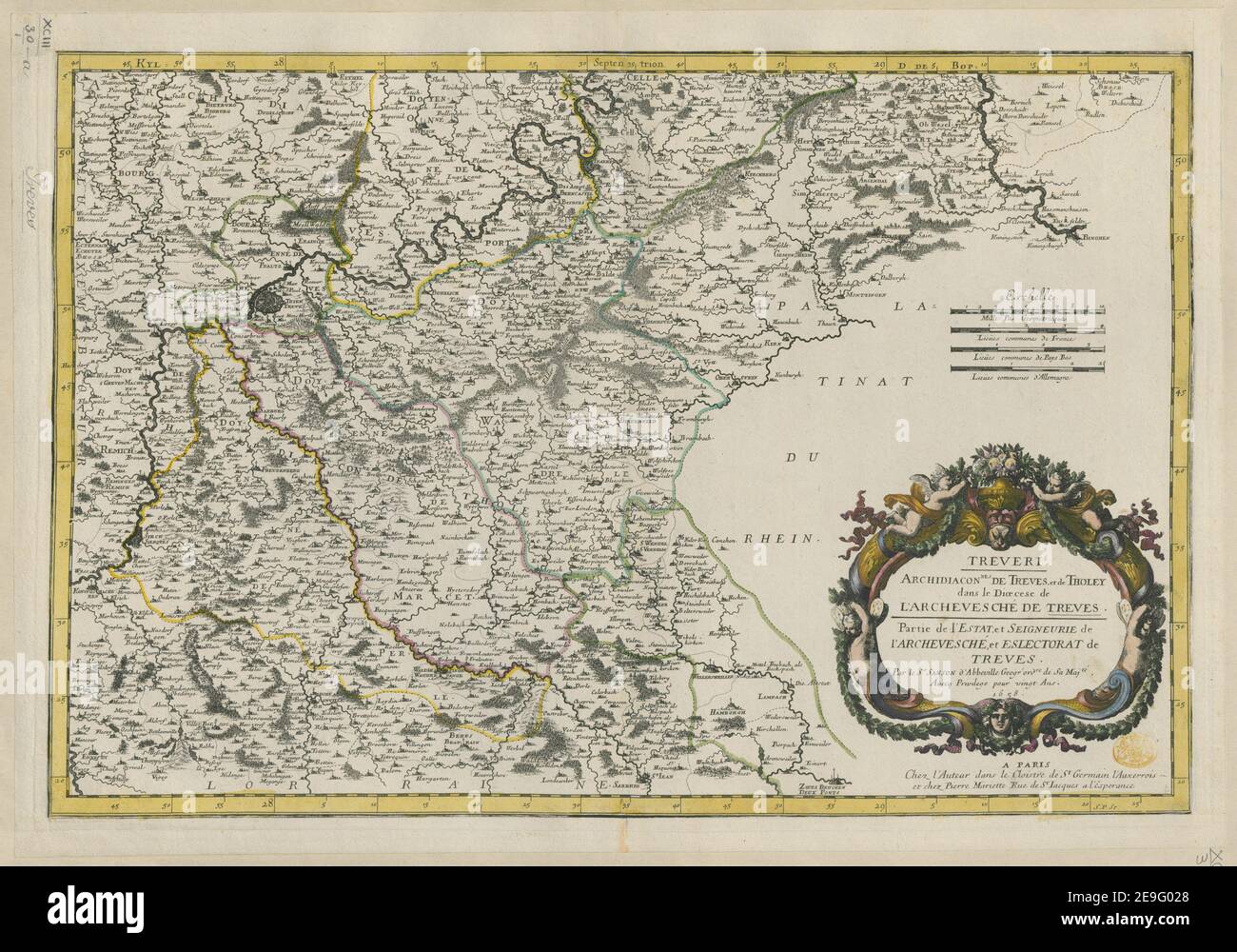 Map of st germain hi-res stock photography and images - Alamy