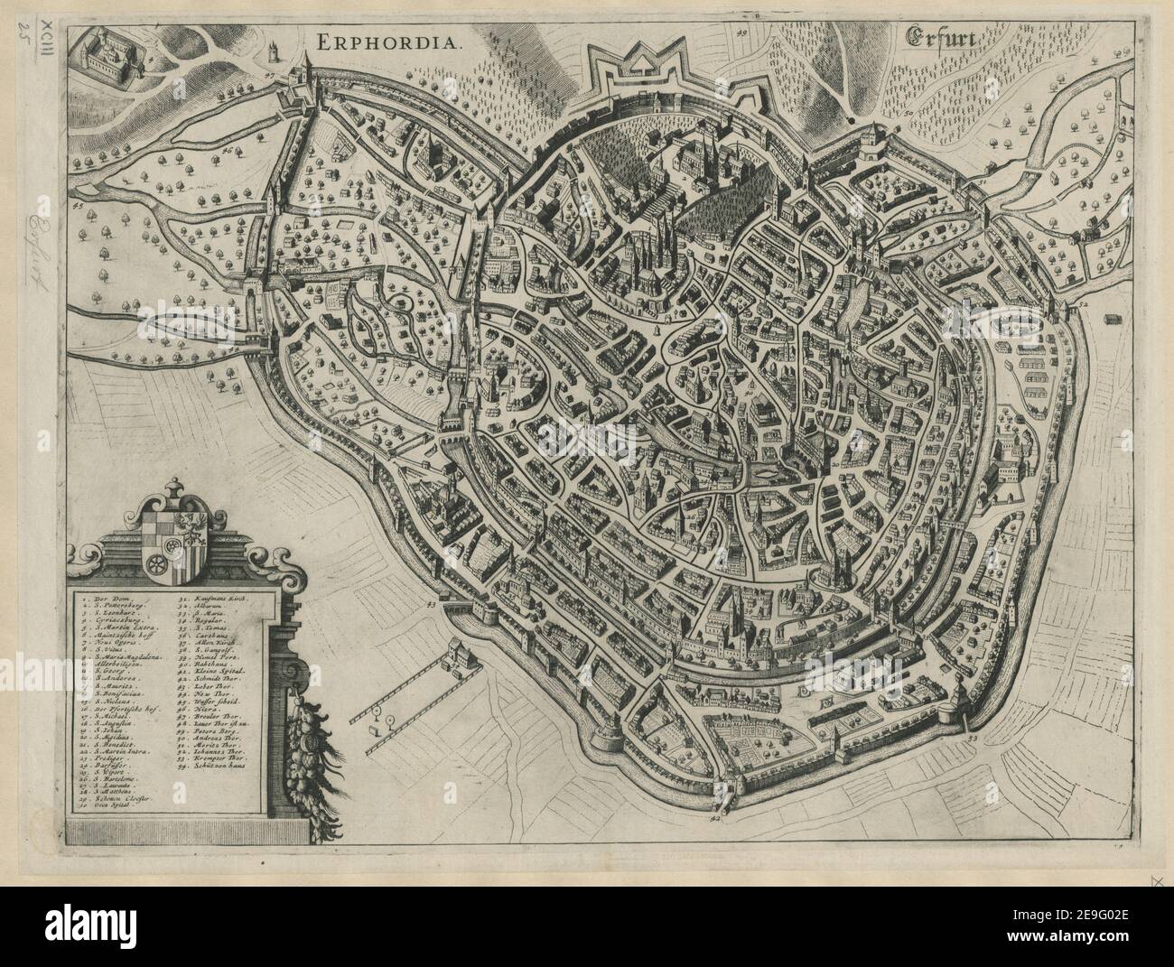 Map of germany 1630 hi-res stock photography and images - Alamy