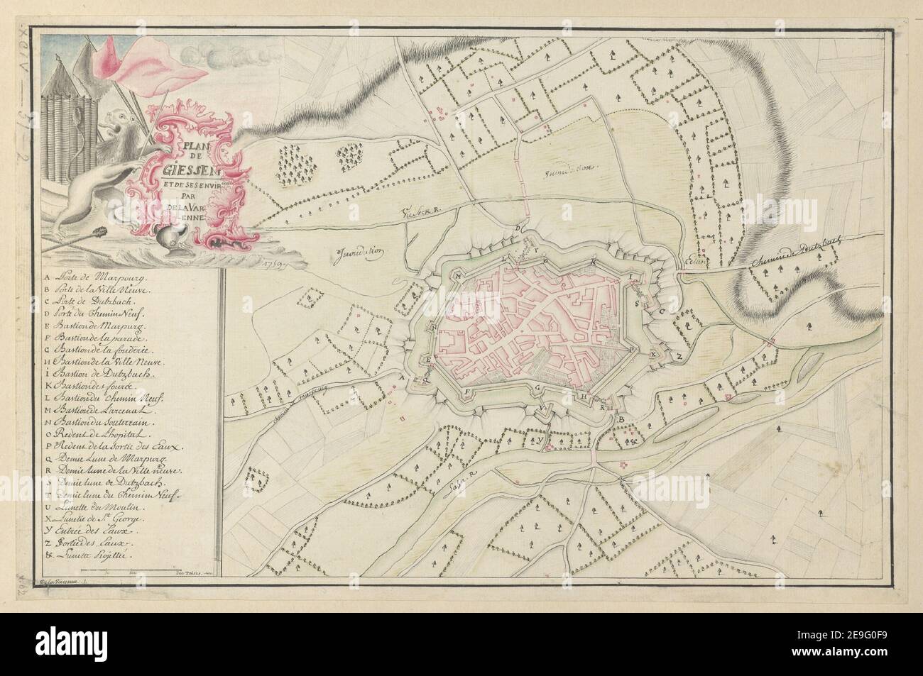 Map of giessen hi-res stock photography and images - Alamy