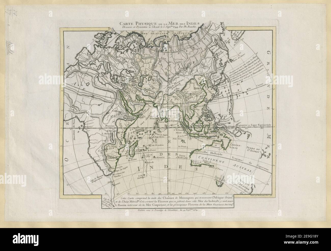 Buache map hi-res stock photography and images - Alamy