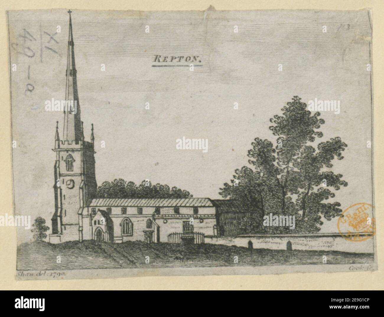 Map of repton hi-res stock photography and images - Alamy