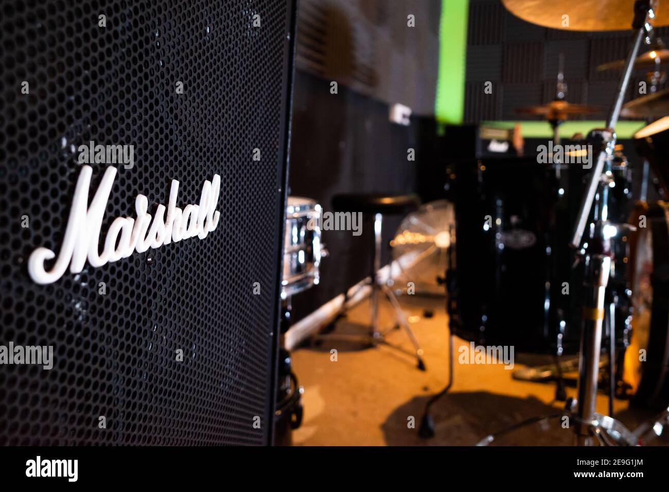 Stage amp marshall hi-res stock photography and images - Alamy