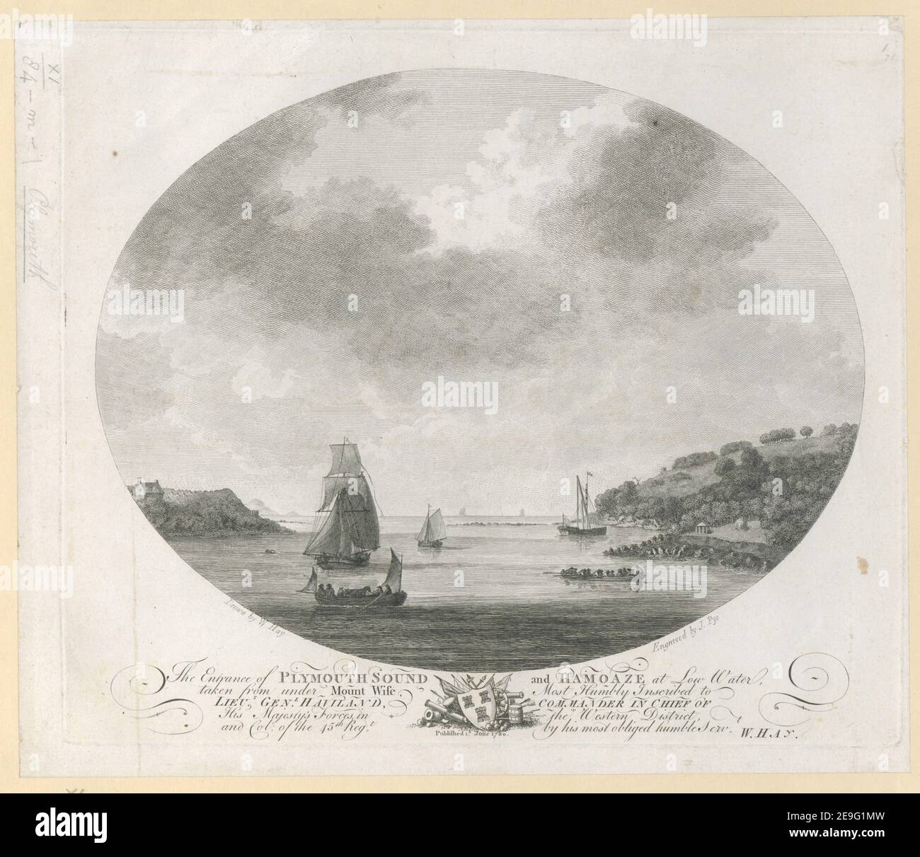 Plymouth sound map hi-res stock photography and images - Alamy