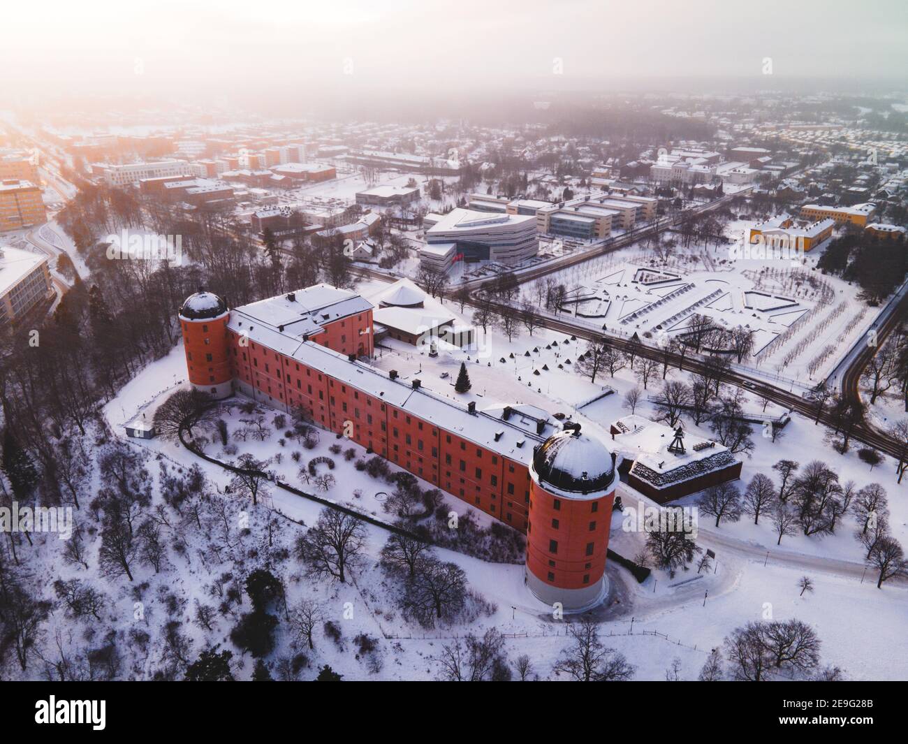 Uppsala, Sweden as seen in the Winter Stock Photo - Alamy