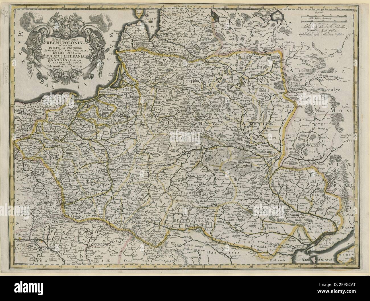 Visscher map hi-res stock photography and images - Alamy