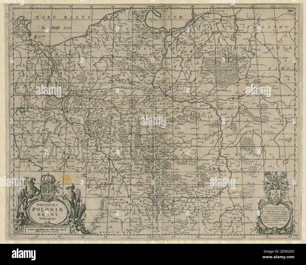 NOVISSIMA POLONI√Ü REGNI Descriptio. Author Jansson, Jan 110.60. Place ...