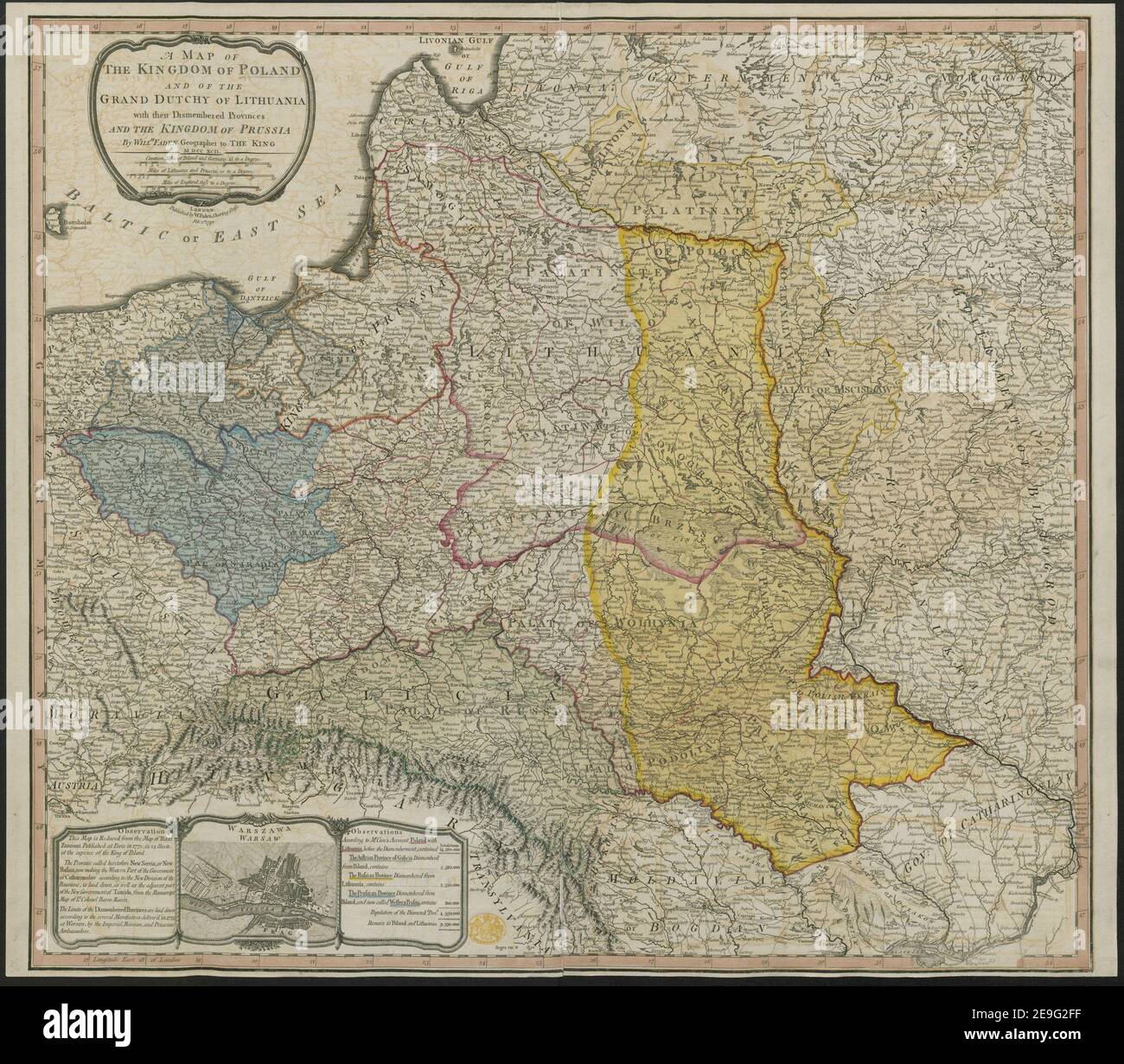 Map of the kingdom of poland hi-res stock photography and images - Alamy