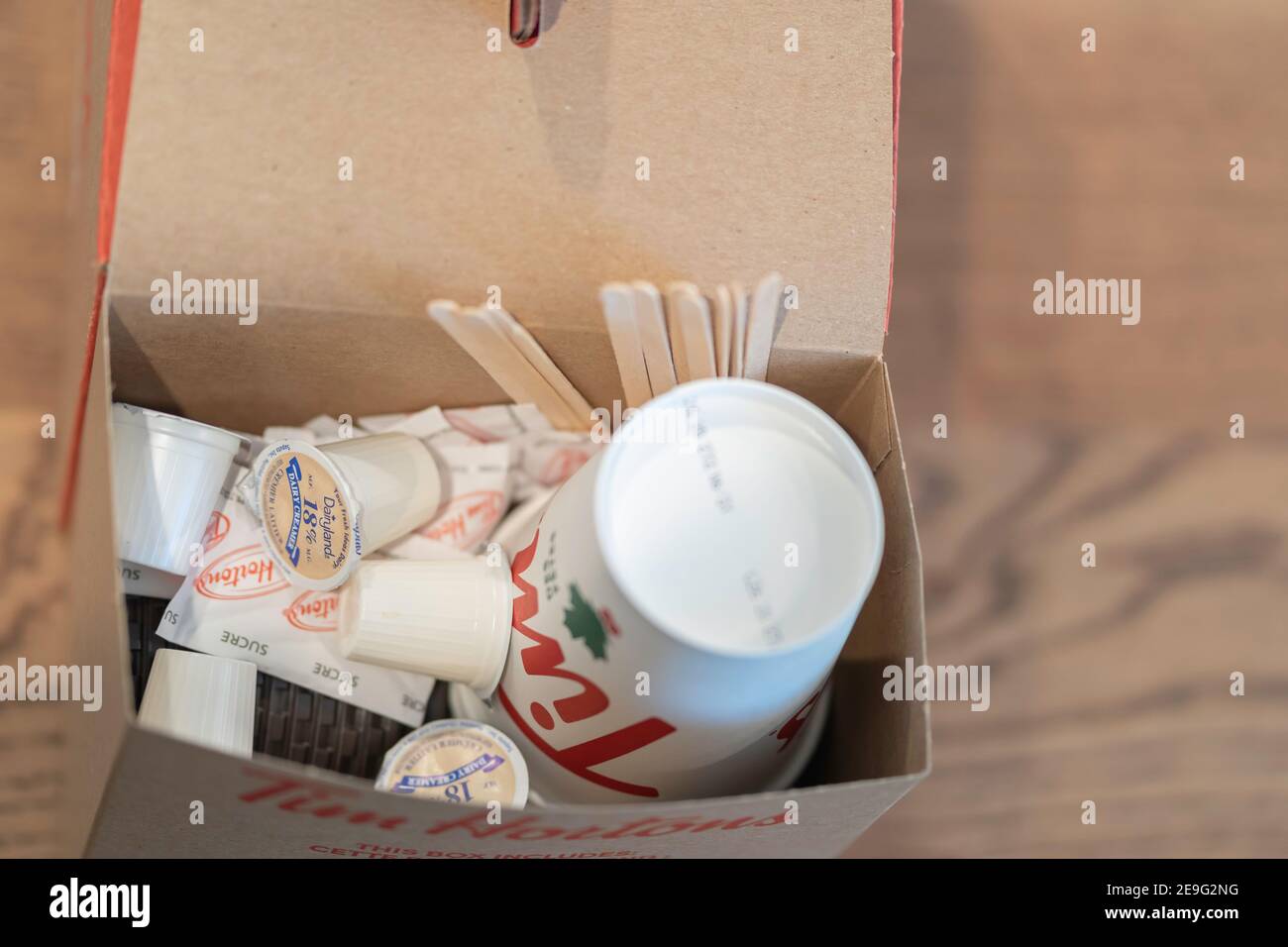 Tim hortons coffee cup hi-res stock photography and images - Alamy